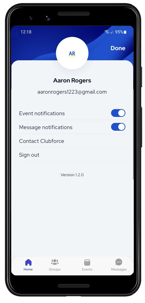 How do I turn off Push Notifications for my Groups? – Clubforce